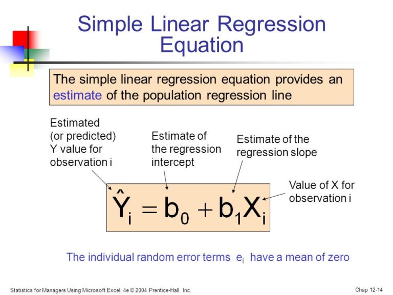 An Intro Machine Learning Algorithm | The Simple Linear Regression Model
